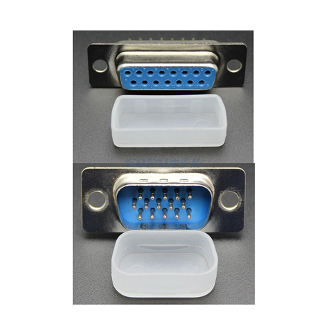 DB15 D-SUB 15 Pin Male Female Dust Cover Cap - Buy DB15 Dust Cover Cap ...