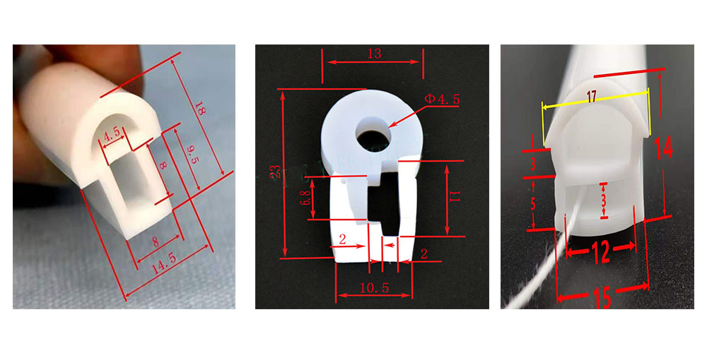 Extruded Profile Flexible Led Light Strip Silicone Tube - Buy Flexible ...