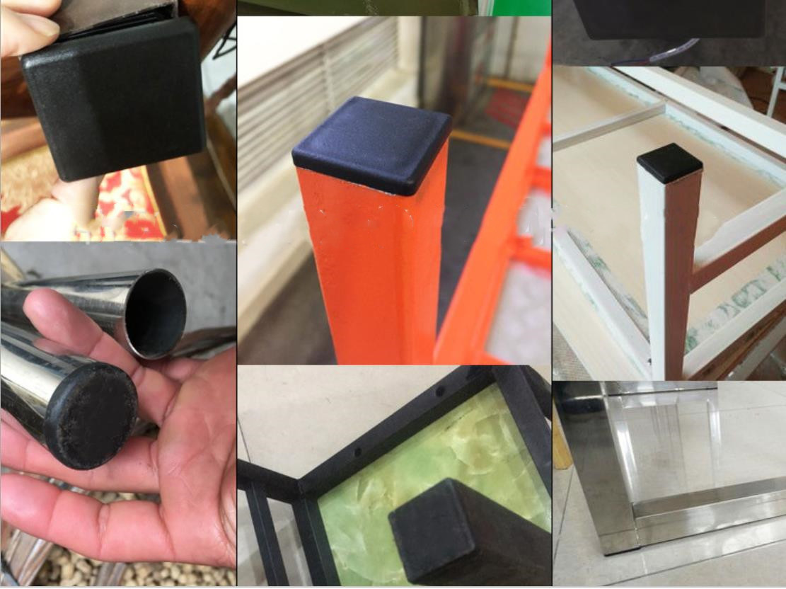 Plastic Rectangular Pipe End Caps Tubing Insert Plugs - Buy Plastic ...