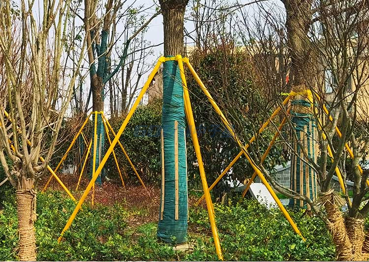 Gardening TPR Tree Fixation Support Bracket Plant Windbreak Protection ...